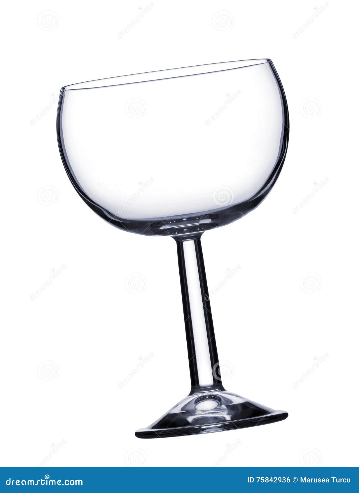 Empty wine glass isolated stock photo. Image of issues - 75842936