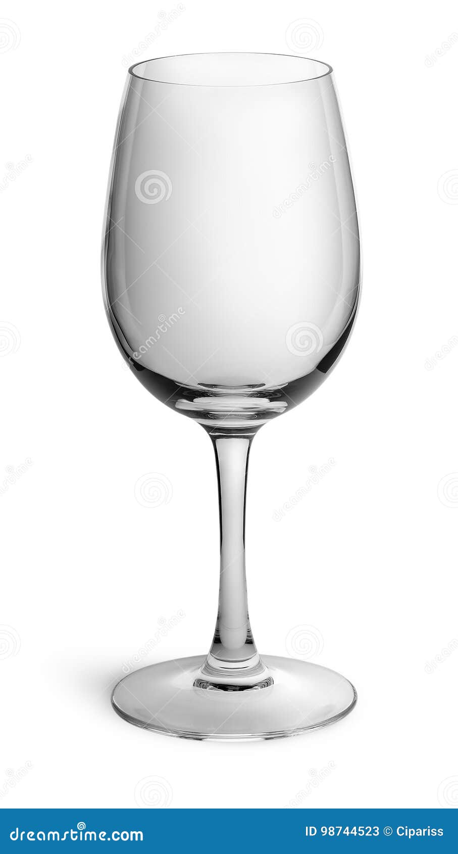 Empty wine glass top view stock image. Image of silhouette - 98744523