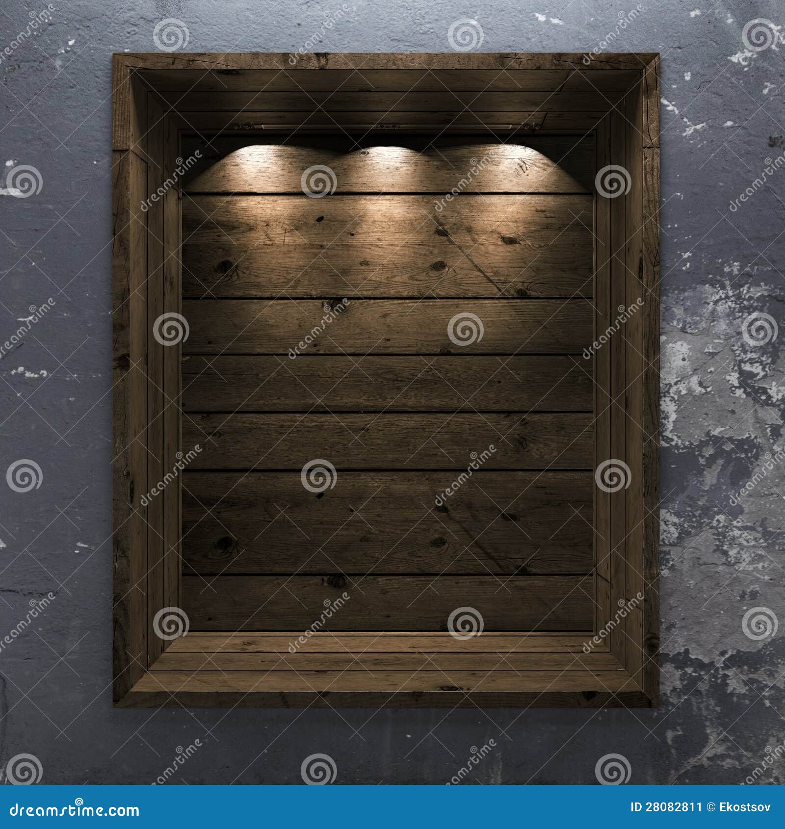 Empty Wood Shelf on Decorative Wall Stock Image - Image of kitchen ...