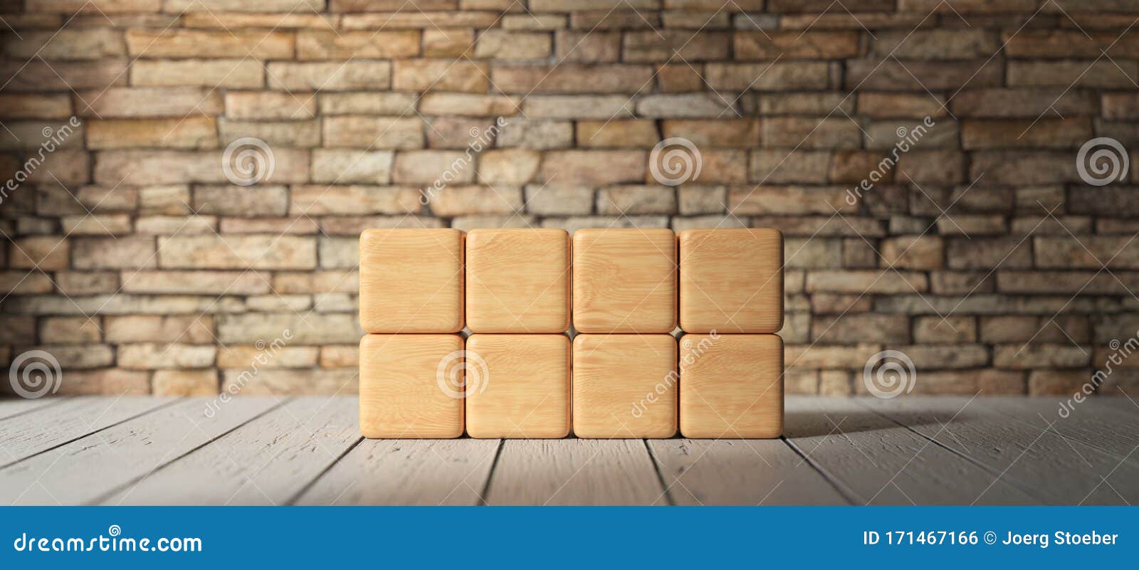 Empty Wooden Blocks for Own Text - 3D Rendered Illustration Stock ... Empty Wooden Blocks for Own Text - 3D Rendered Illustration Stock ...