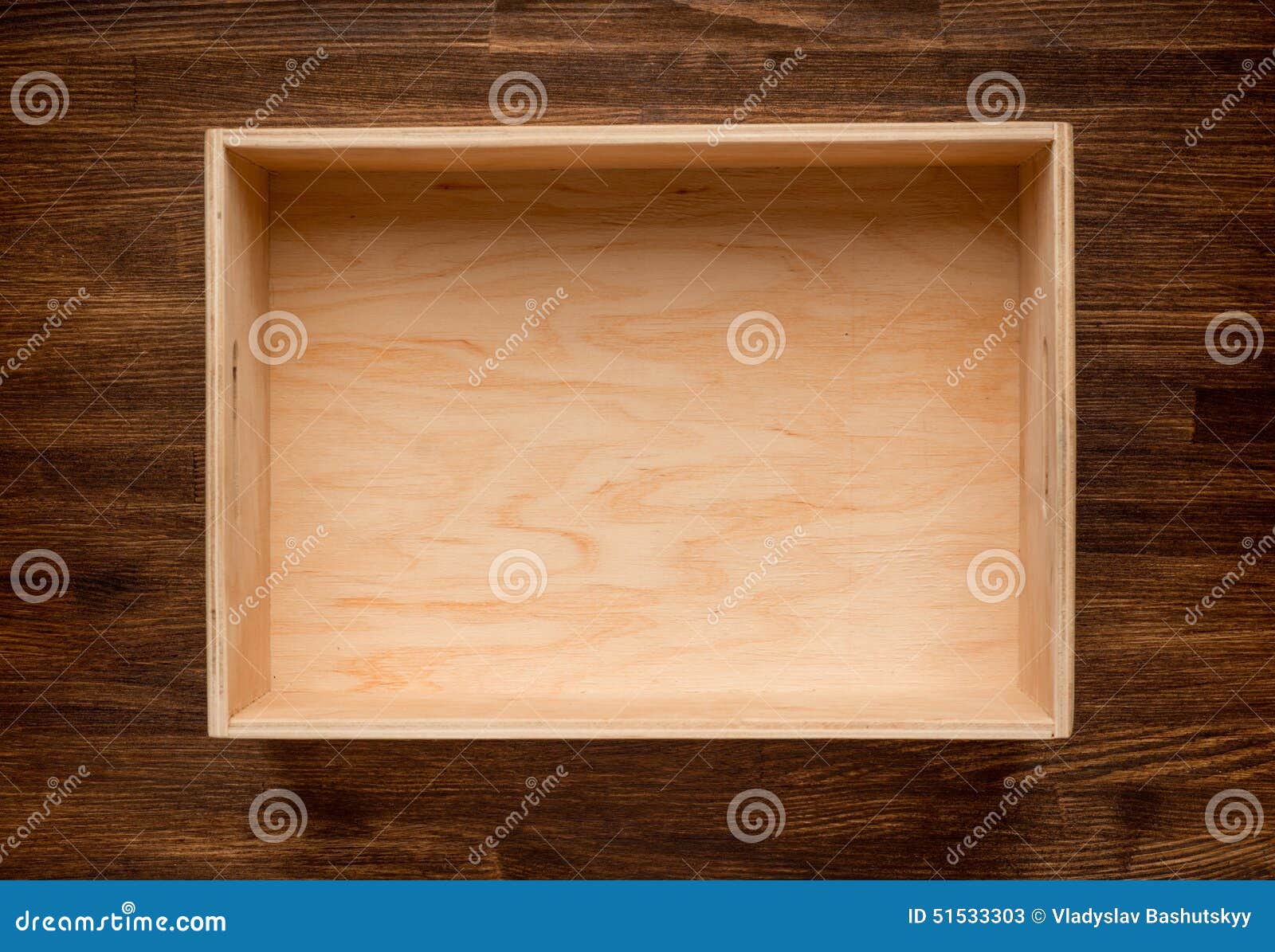 Empty wooden box stock image. Image of clipping, copy - 51533303