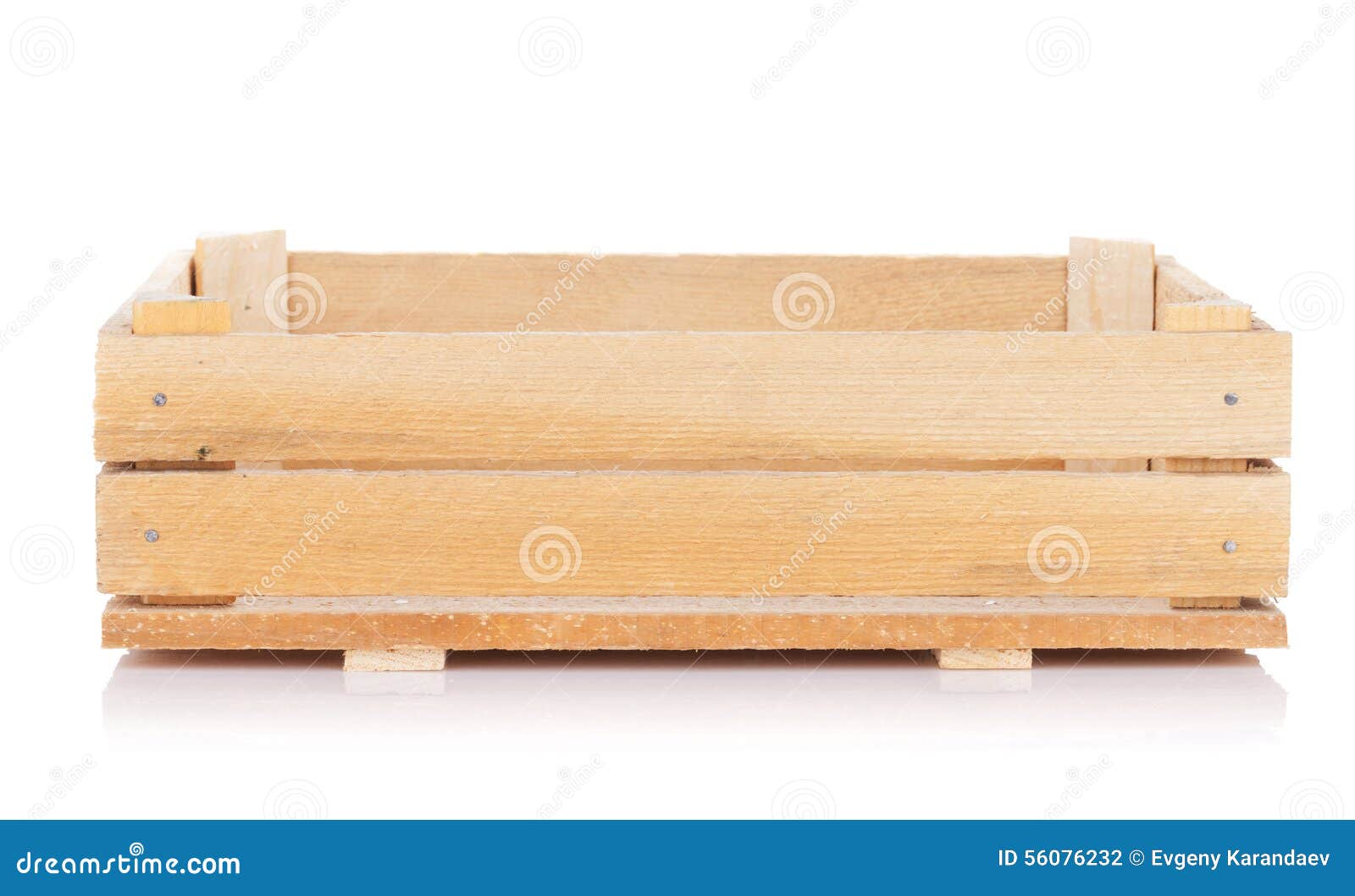 Empty wooden box stock photo. Image of empty, pine, plank - 56076232
