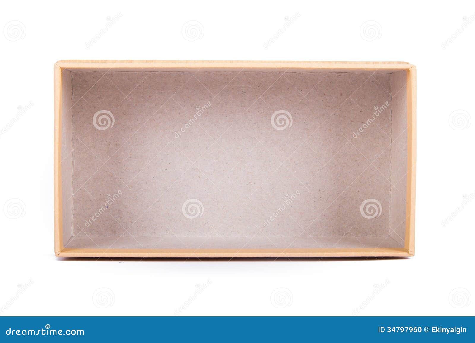 Empty Wooden Box stock photo. Image of brown, blank, studio - 34797960