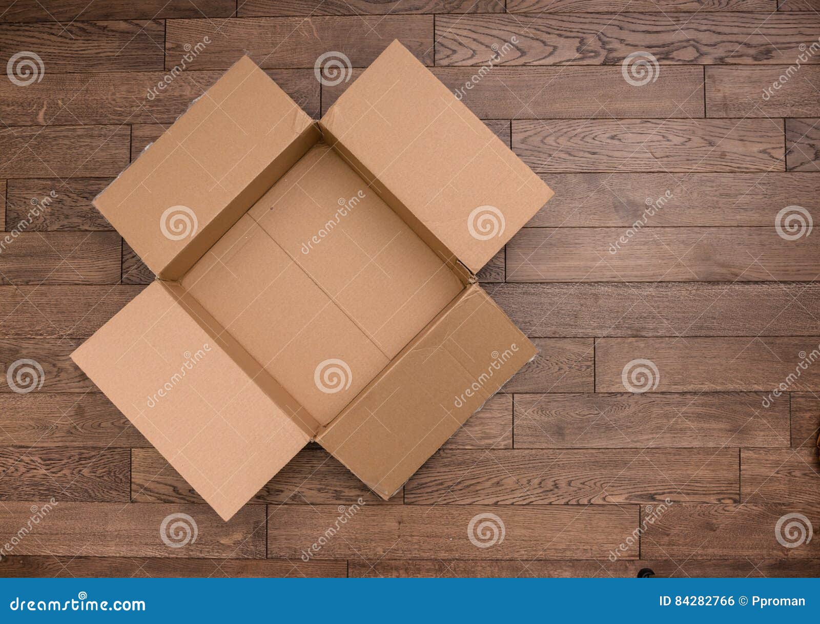Empty Wooden Box on the Table Stock Photo - Image of case, storage ...