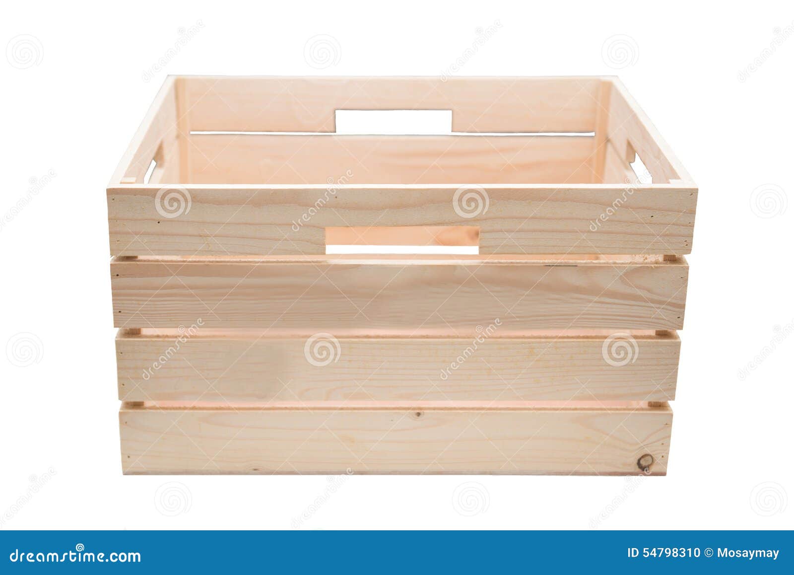 Empty Wooden Box on White Table Stock Photo - Image of weave, pattern ...