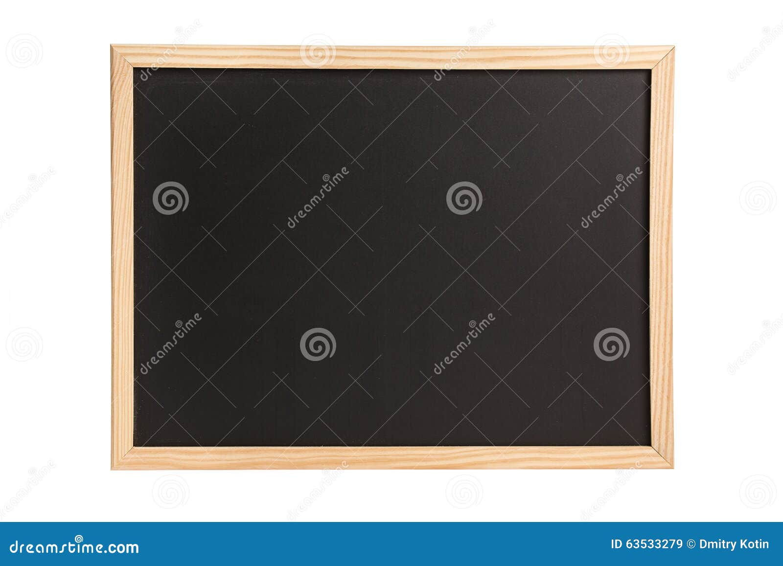 Empty wooden chalkboard stock image. Image of blackboard - 63533279