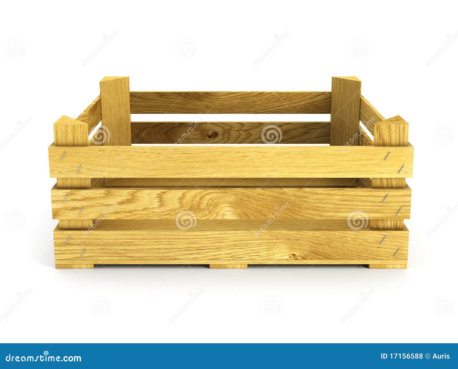 Empty wooden crate stock illustration. Illustration of crate - 17156588