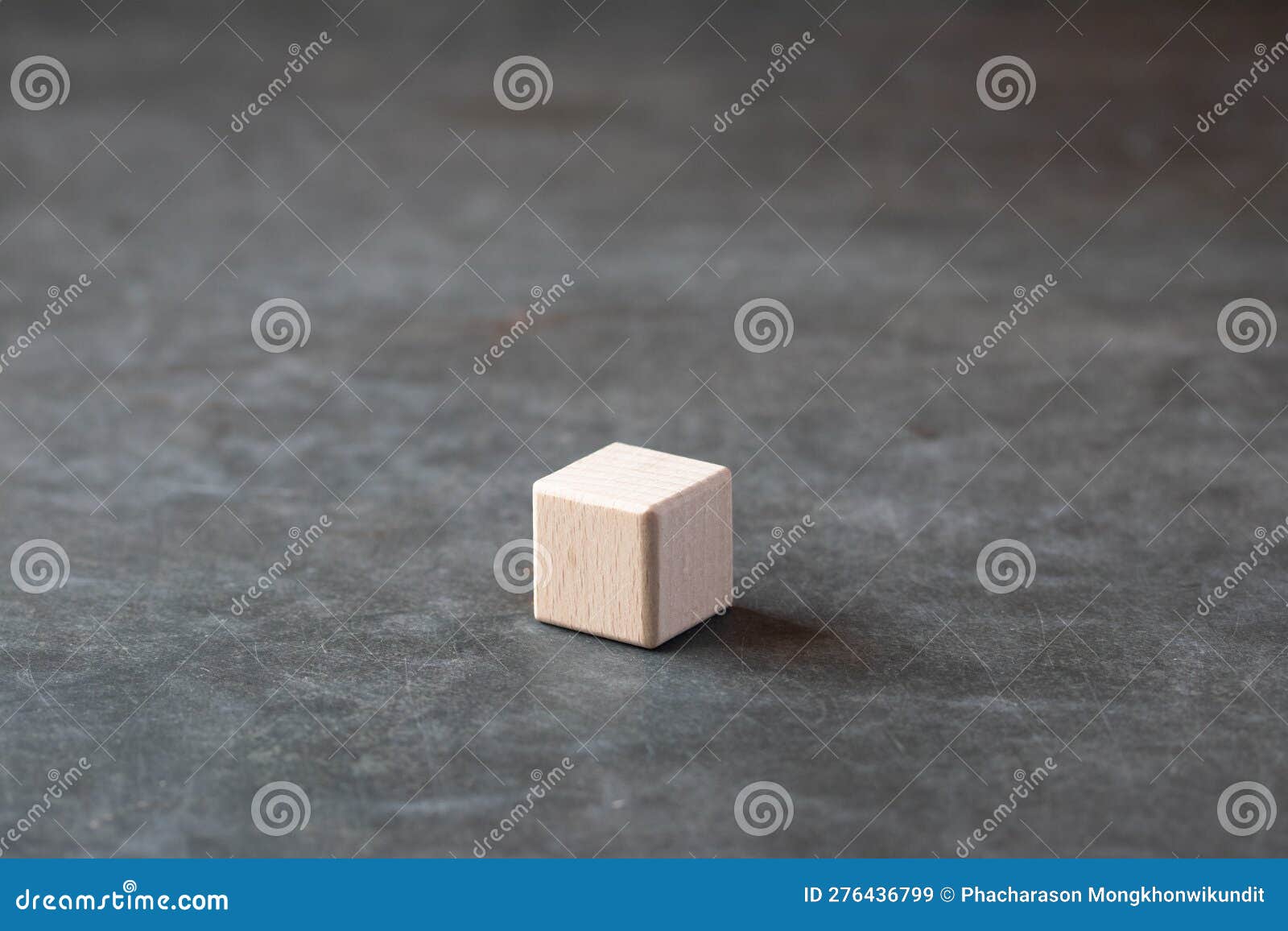 Empty Wooden Dice on Gray Background Stock Image - Image of copy, blank ...