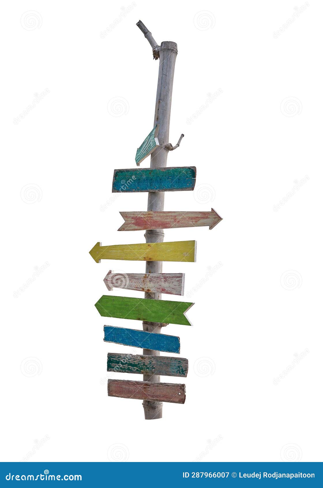 Empty Wooden Direction Sign at the Beach. CONCEPT SUMMER Stock Image ...
