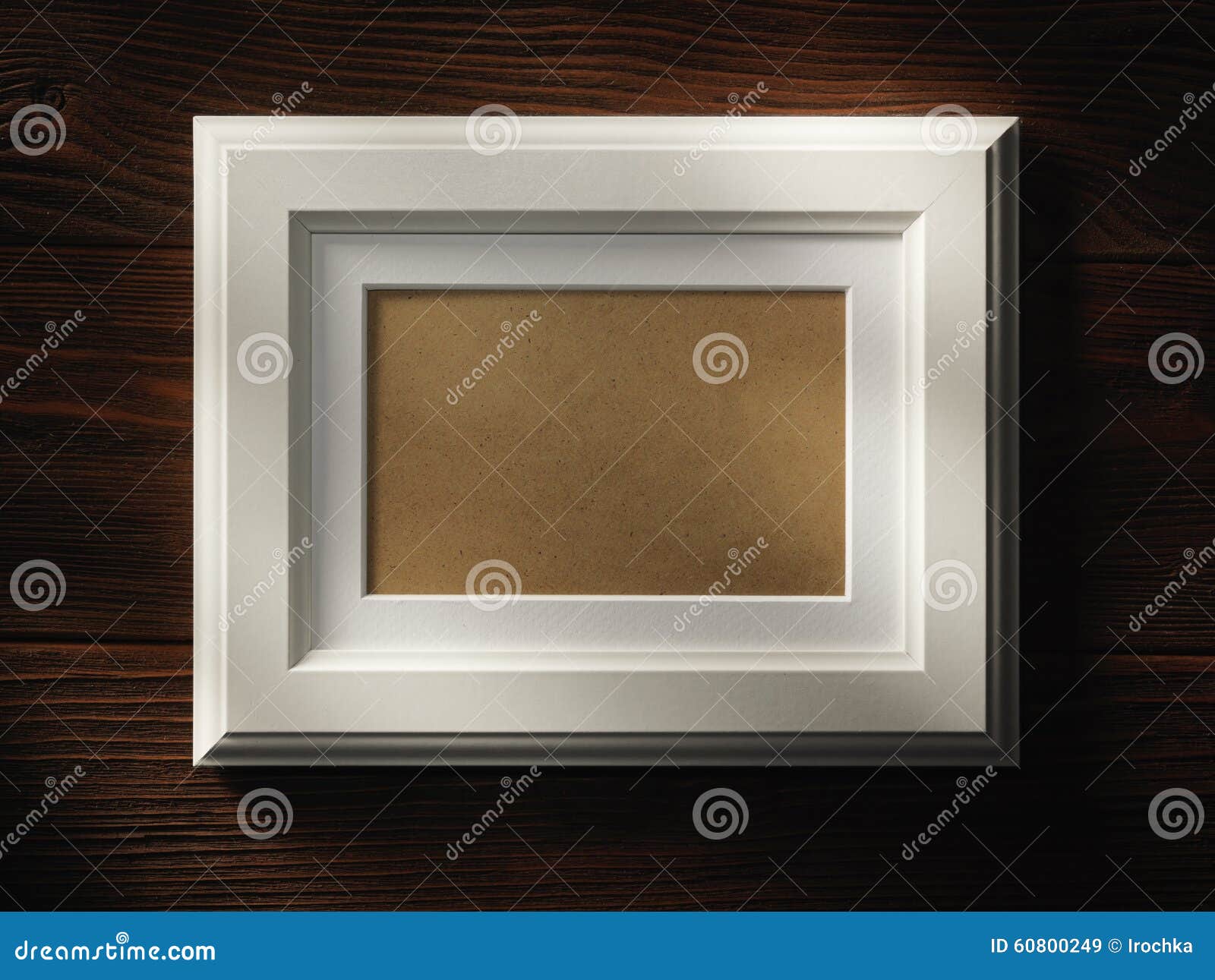 Empty wooden frame stock image. Image of design, backdrop - 60800249