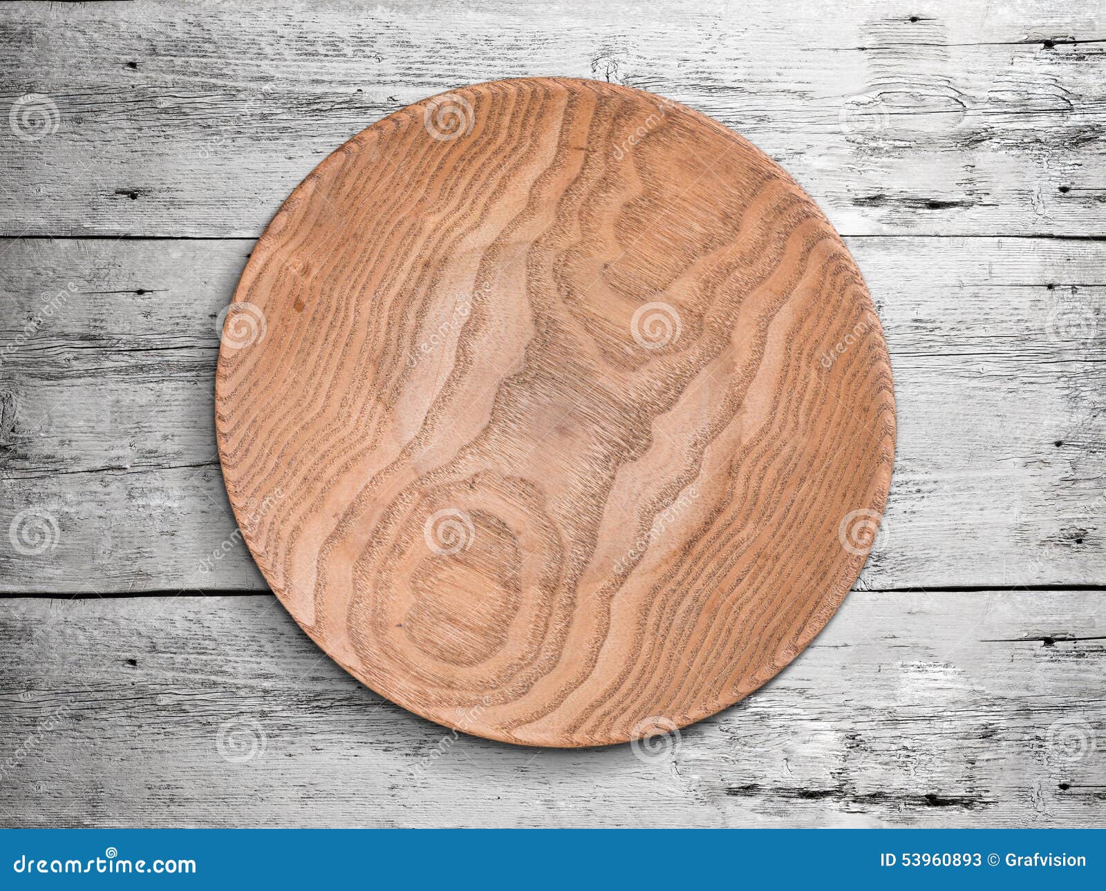 Empty wooden plate stock image. Image of table, wooden - 53960893