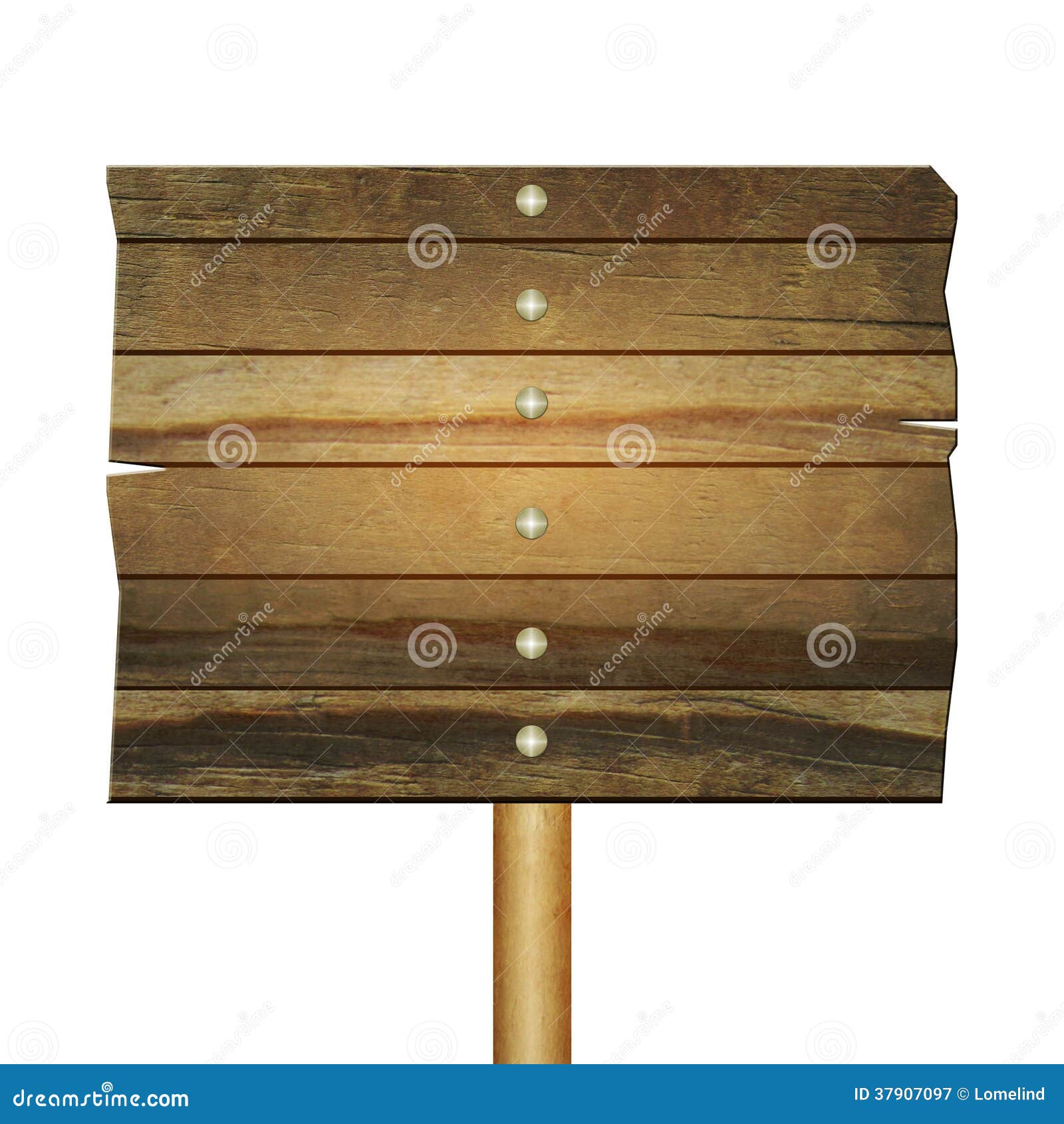 Empty Wooden Sign Isolated on White Stock Image - Image of grunge ...