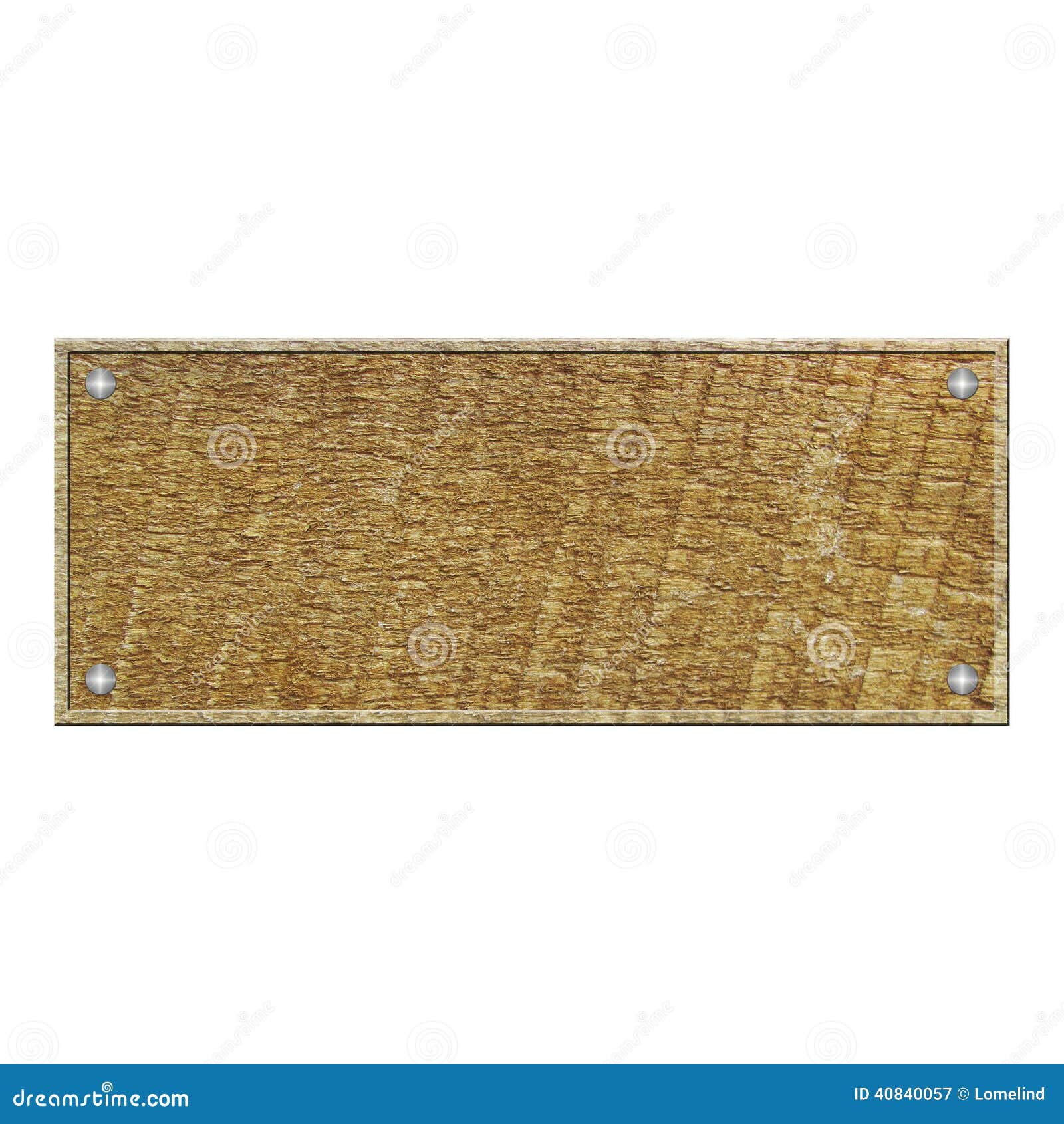 Empty Wooden Sign Isolated on White Stock Image - Image of textured ...