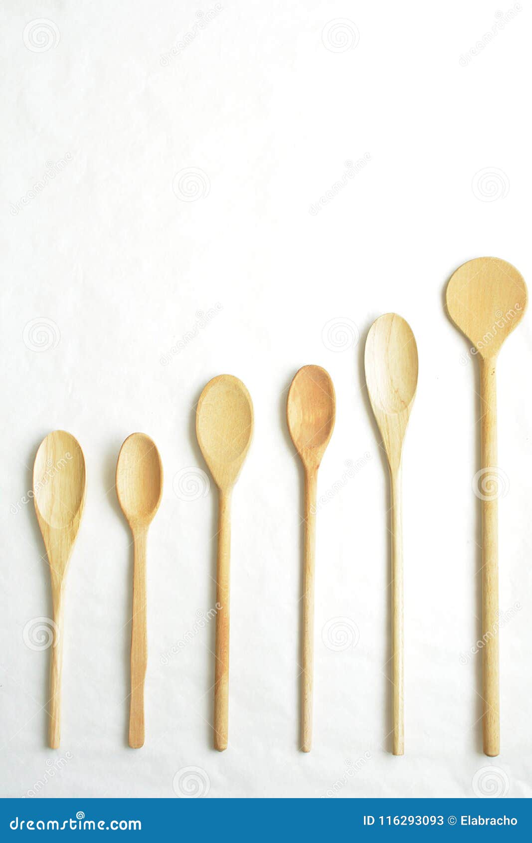 Empty Spoon on a White Background Stock Image - Image of tool, cook ...