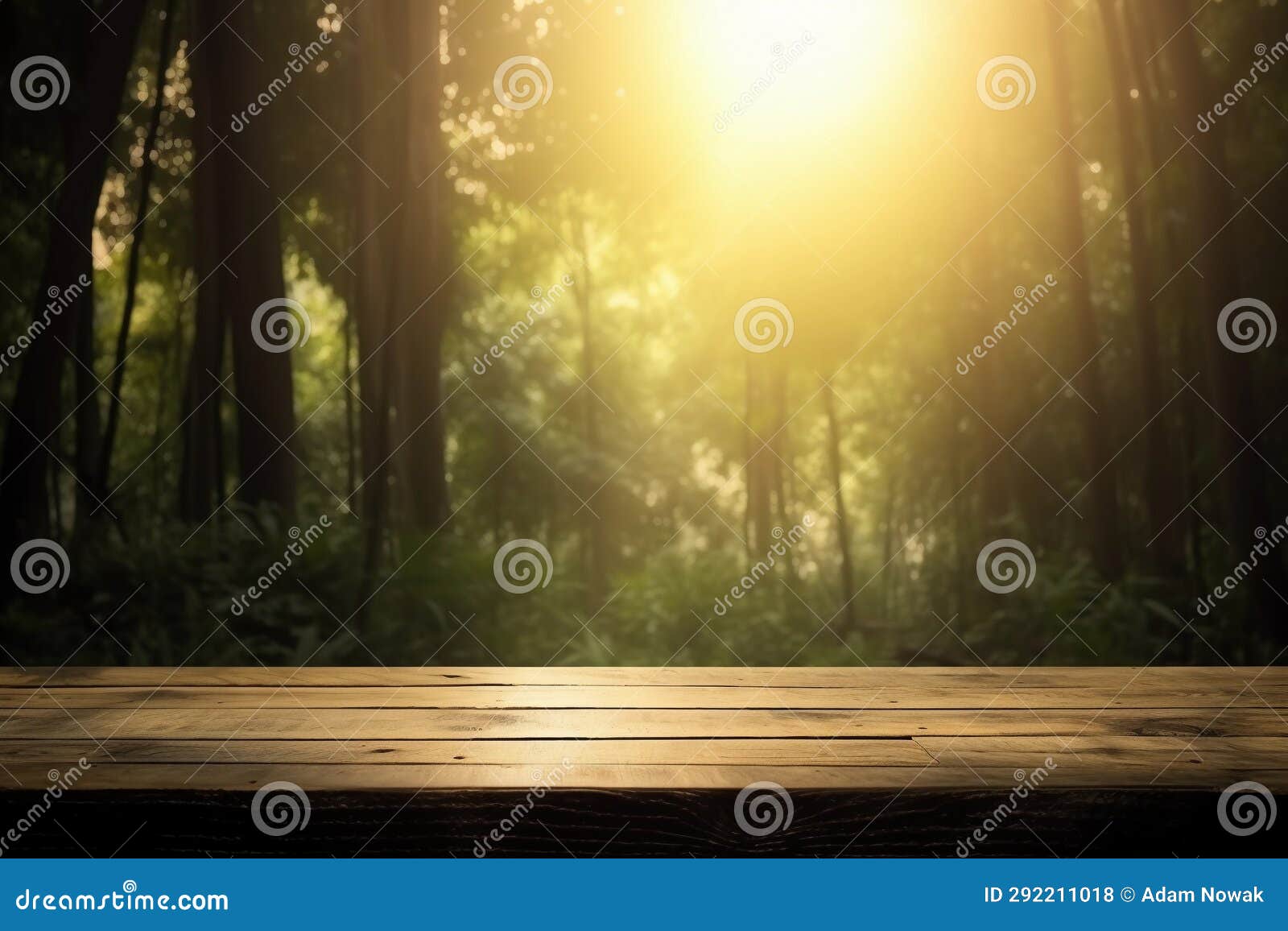 Empty Wooden Table Background. Concept for Product Display or Design ...