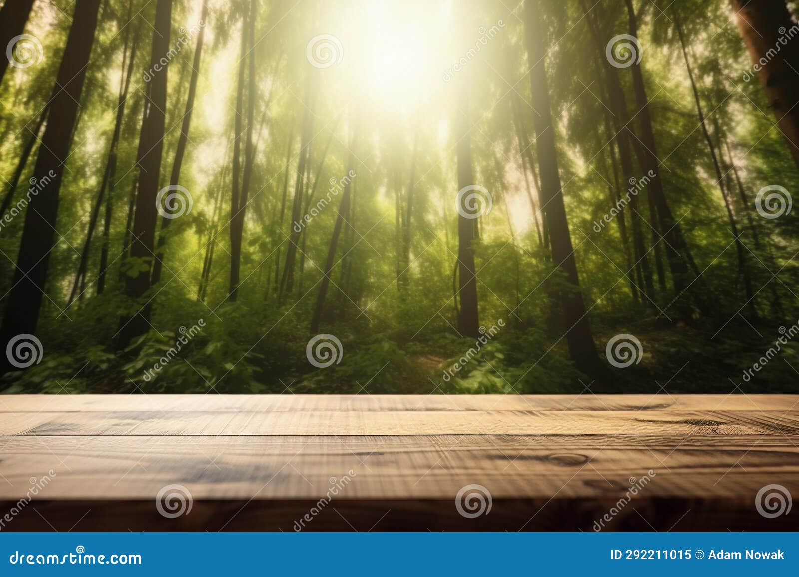 Empty Wooden Table Background. Concept for Product Display or Design ...