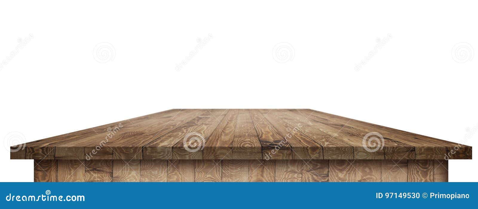 Empty Wooden Table Perspective with Clipping Path Stock Photo - Image ...