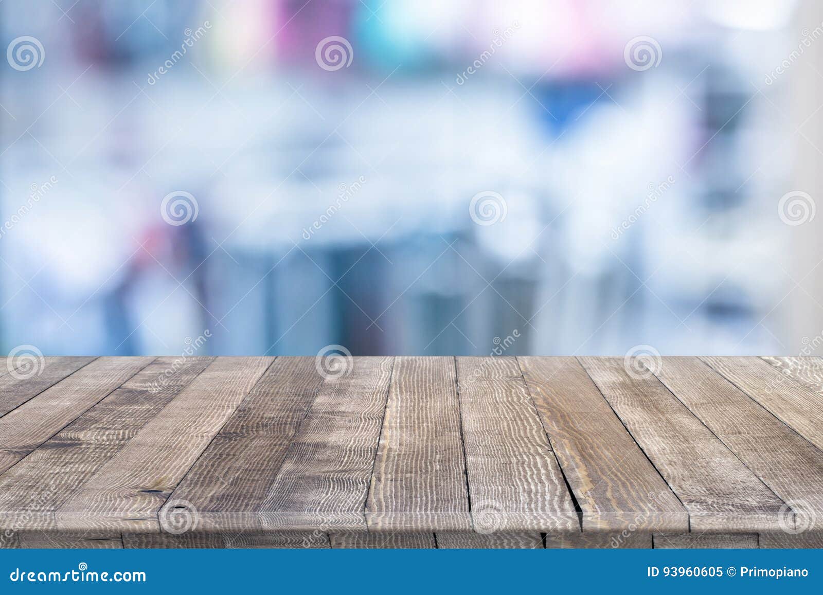 Empty Wooden Table Perspective for Product Stock Image - Image of ...