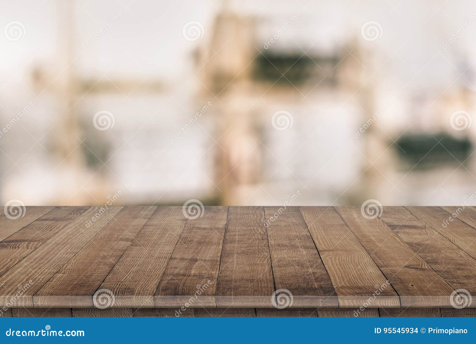 Empty Wooden Table Perspective for Product Stock Photo - Image of ...