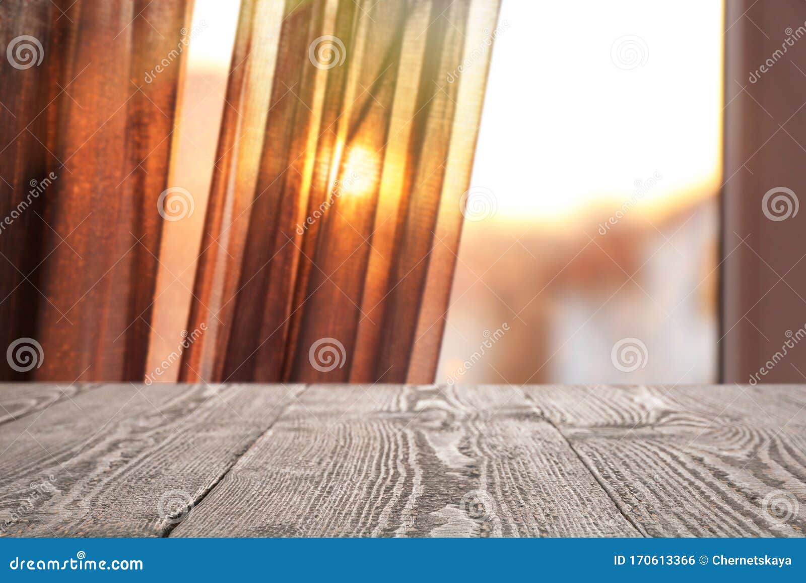 Empty Table in Room. Space for Design Stock Photo - Image of mockup ...