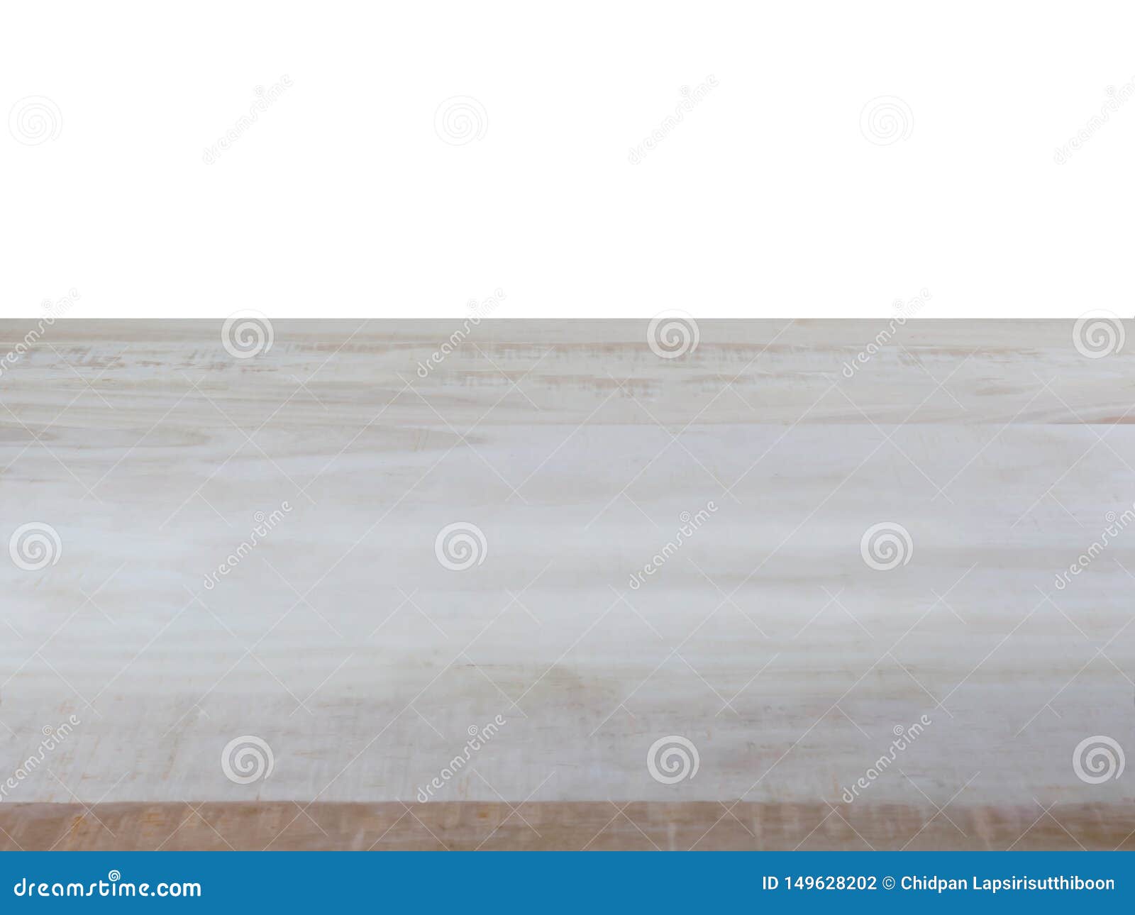 Empty Wooden Table Top, Isolate Stock Photo - Image of montage, floor ...