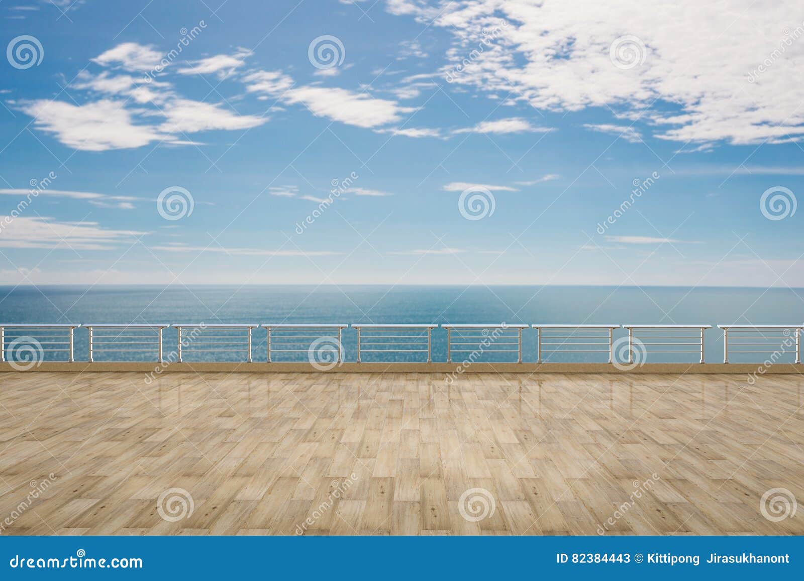 Empty wooden terrace stock image. Image of background - 82384443