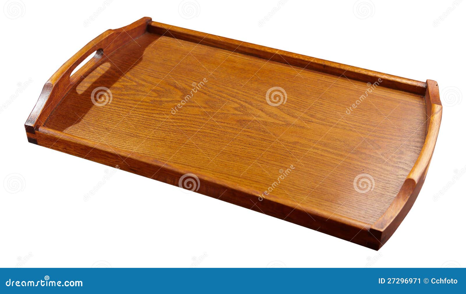 Empty woody tray stock image. Image of tray, kitchen - 27296971