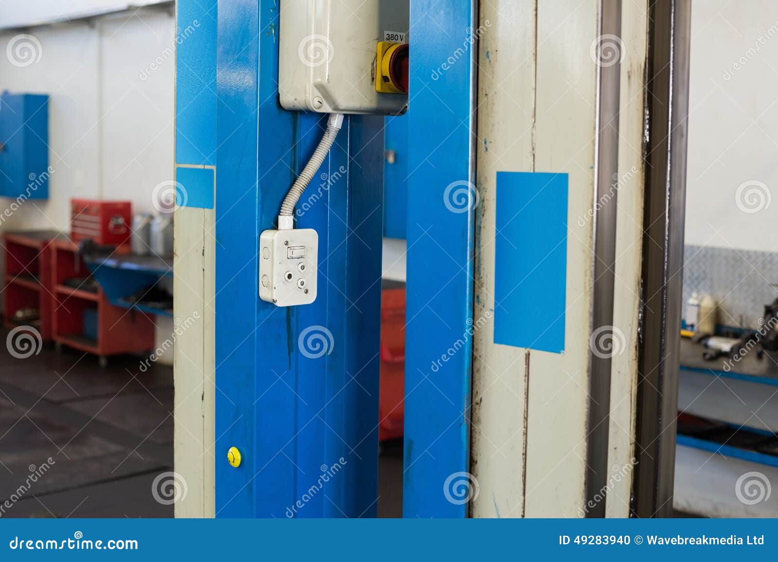 Empty work station stock photo. Image of garage, service - 49283940