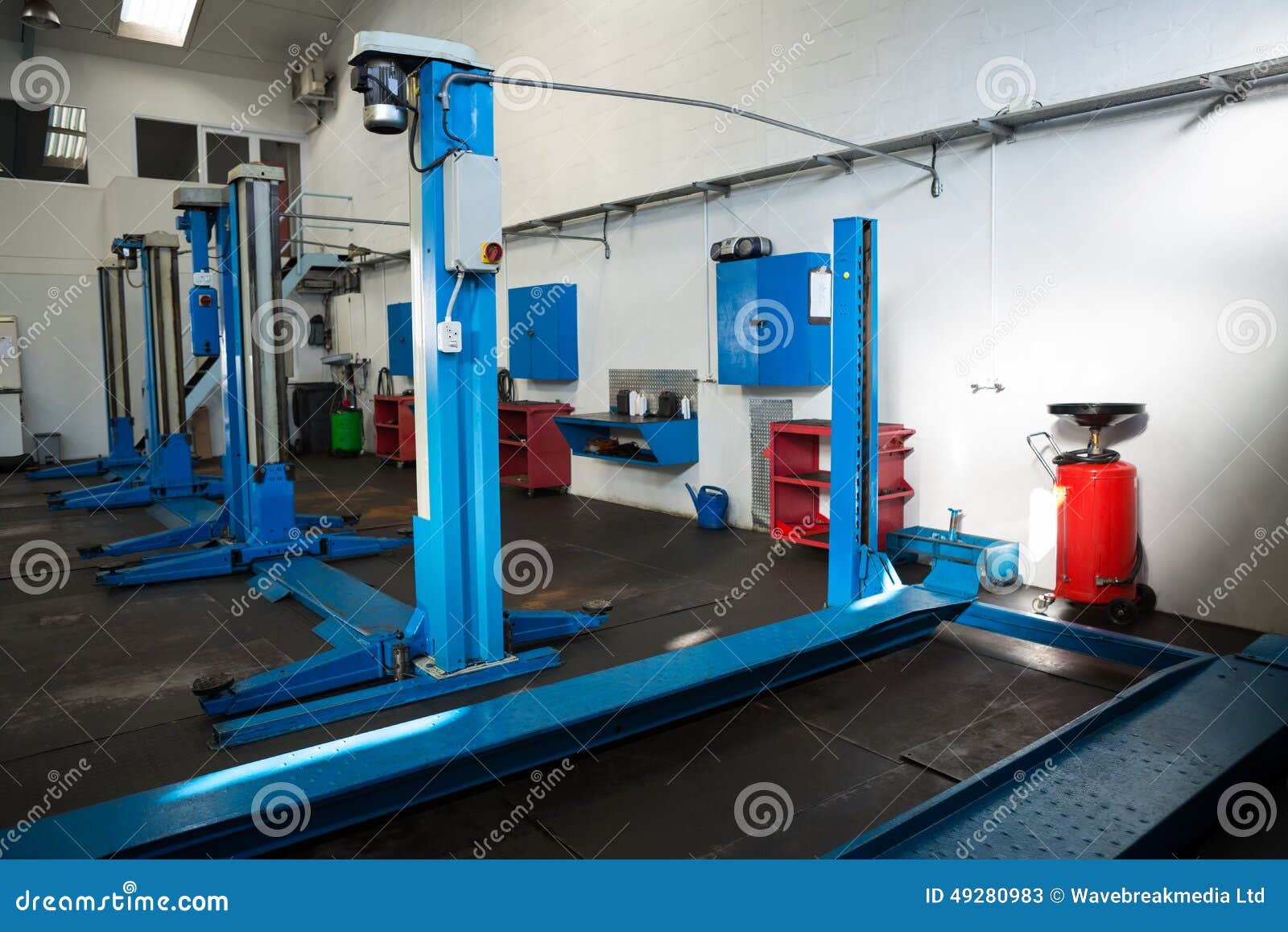 Empty work stations stock image. Image of service, business - 49280983