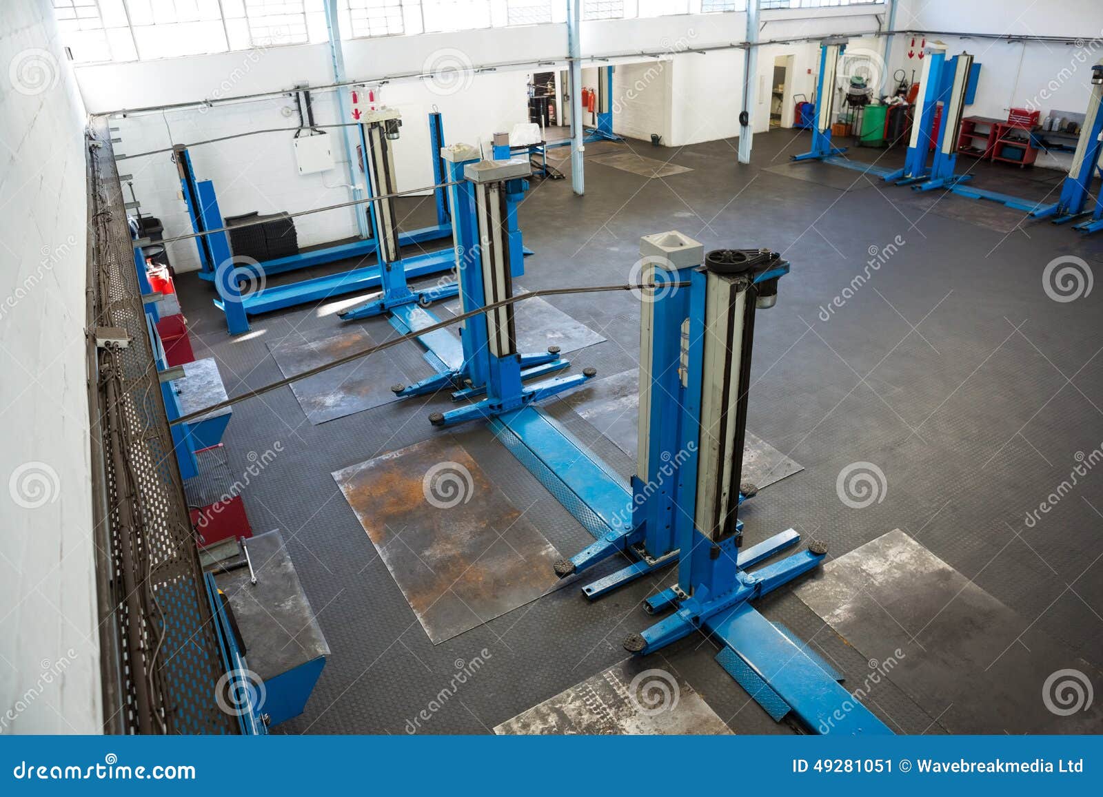 Empty work stations stock image. Image of service, station - 49281051