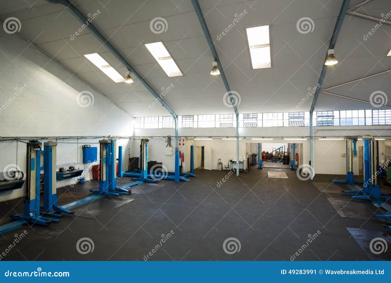 Empty work stations stock image. Image of people, business - 49283991