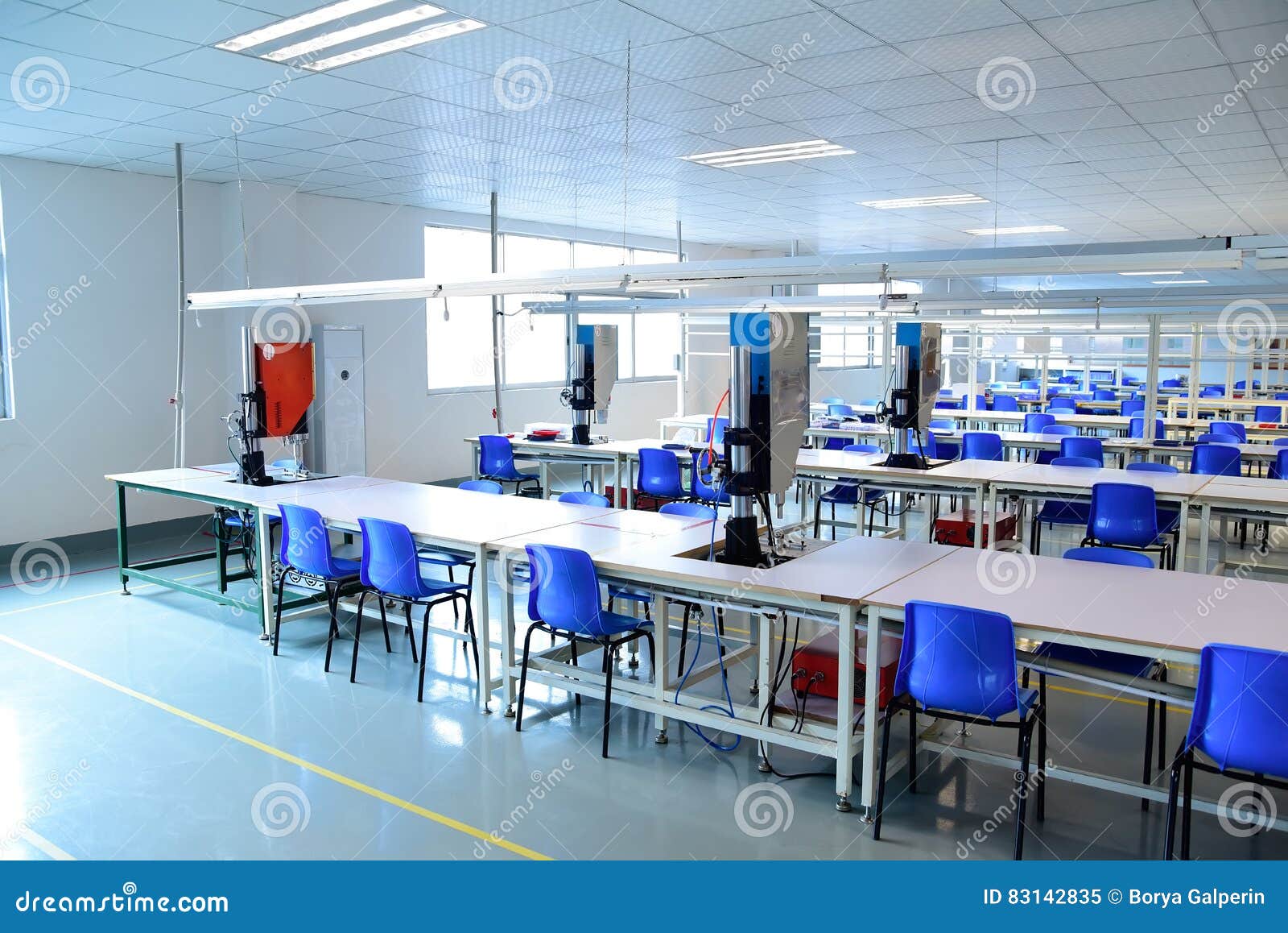 Empty workshop stock image. Image of interior, manufacture - 83142835