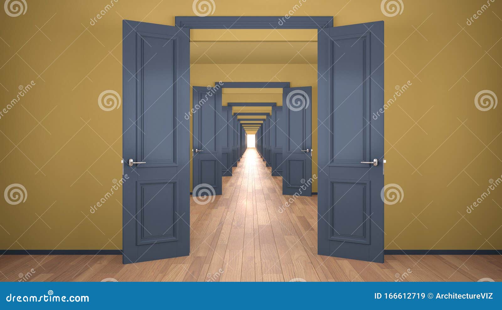 Endless Doors Royalty-Free Stock Photo | CartoonDealer.com #681957