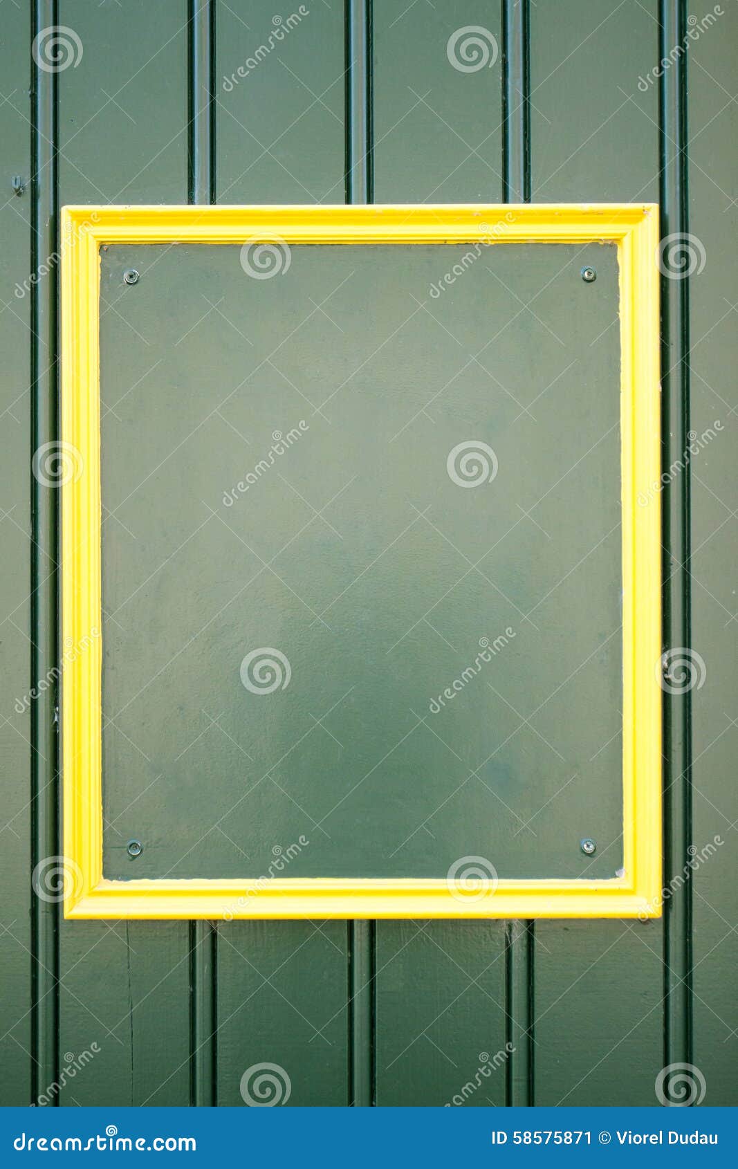 Empty Yellow Frame Background Stock Image - Image of abstract, retro ...