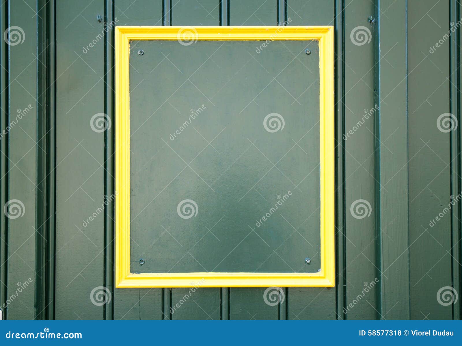 Empty Yellow Frame Background Stock Photo - Image of framed, wall: 58577318
