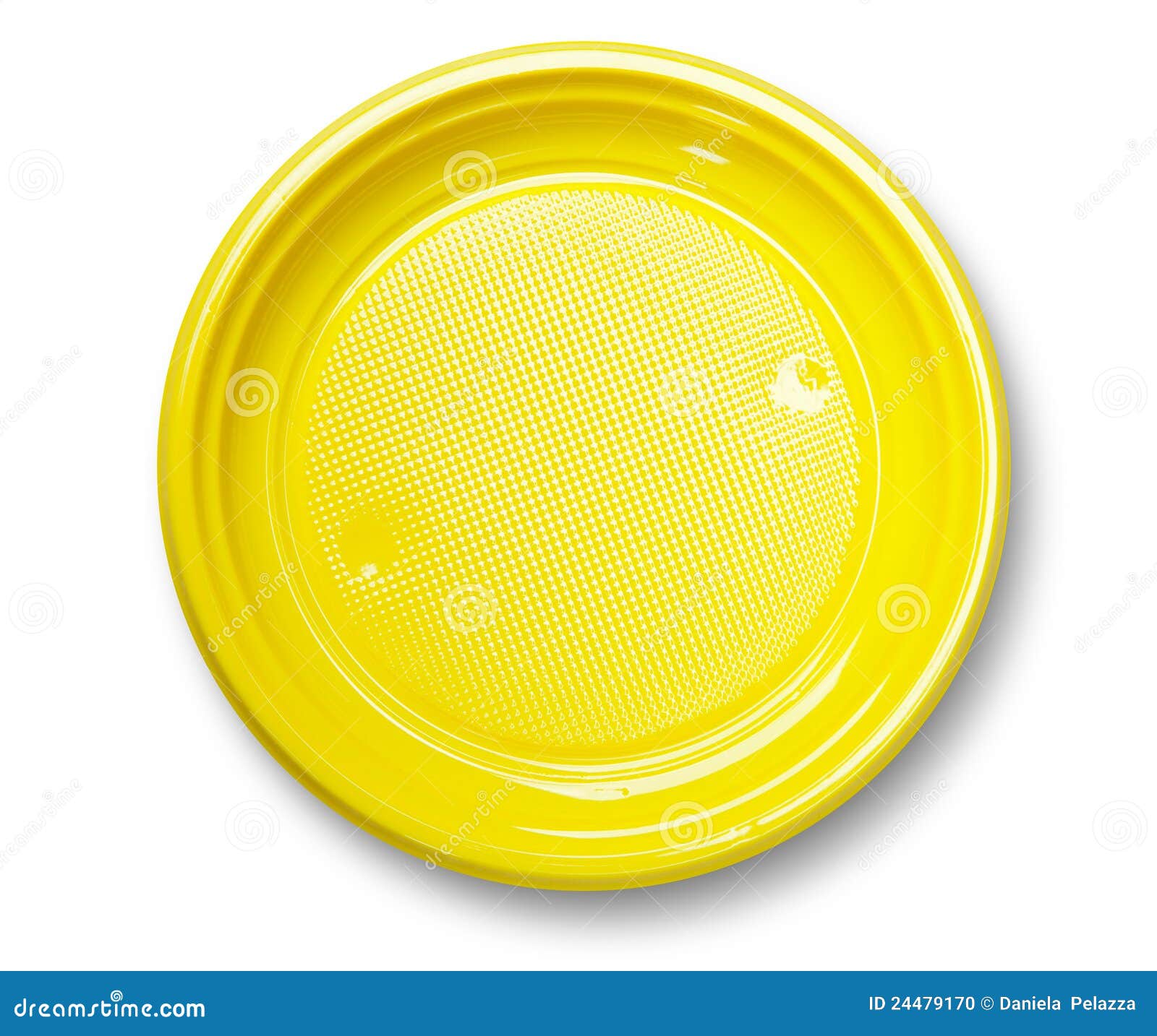Empty yellow plate. stock photo. Image of breakfast, catering - 24479170