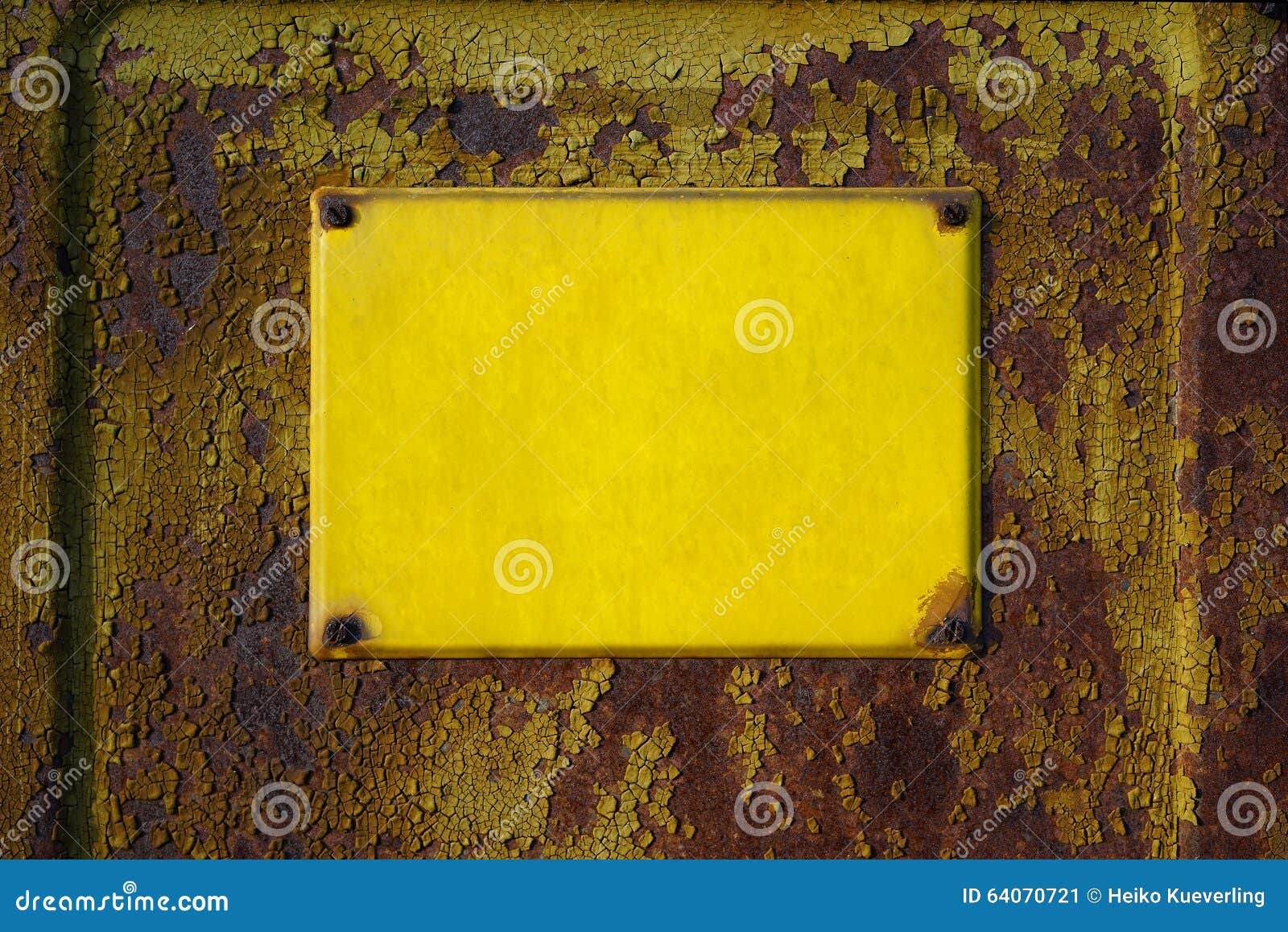 Empty yellow sign stock image. Image of field, disclosure - 64070721