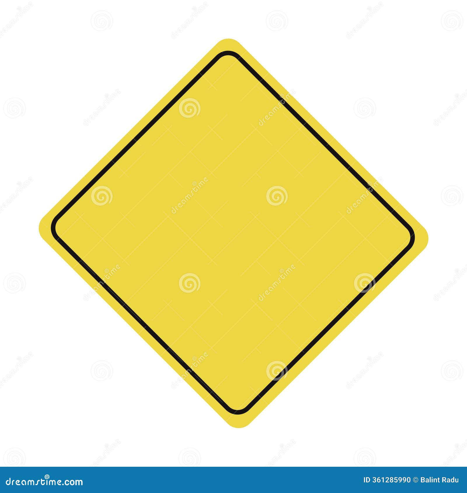 Yellow Traffic Sign Royalty-Free Stock Photography | CartoonDealer.com ...