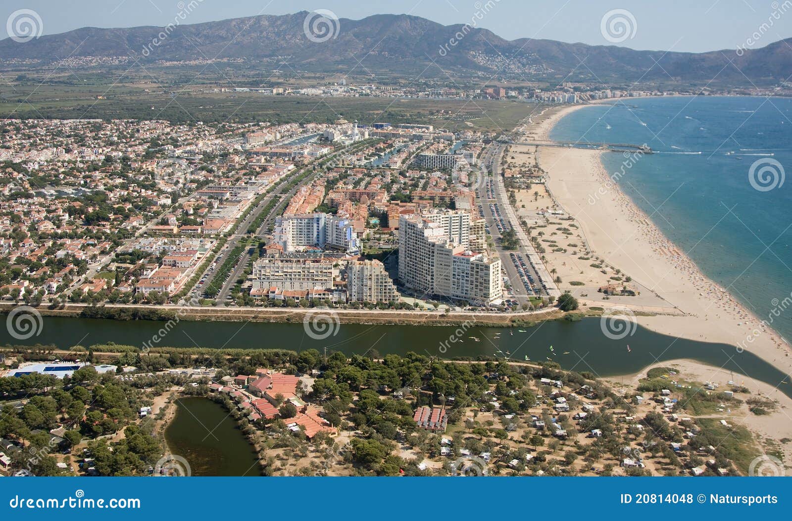 Empuriabrava stock photo. Image of beach, costa, brava - 20814048
