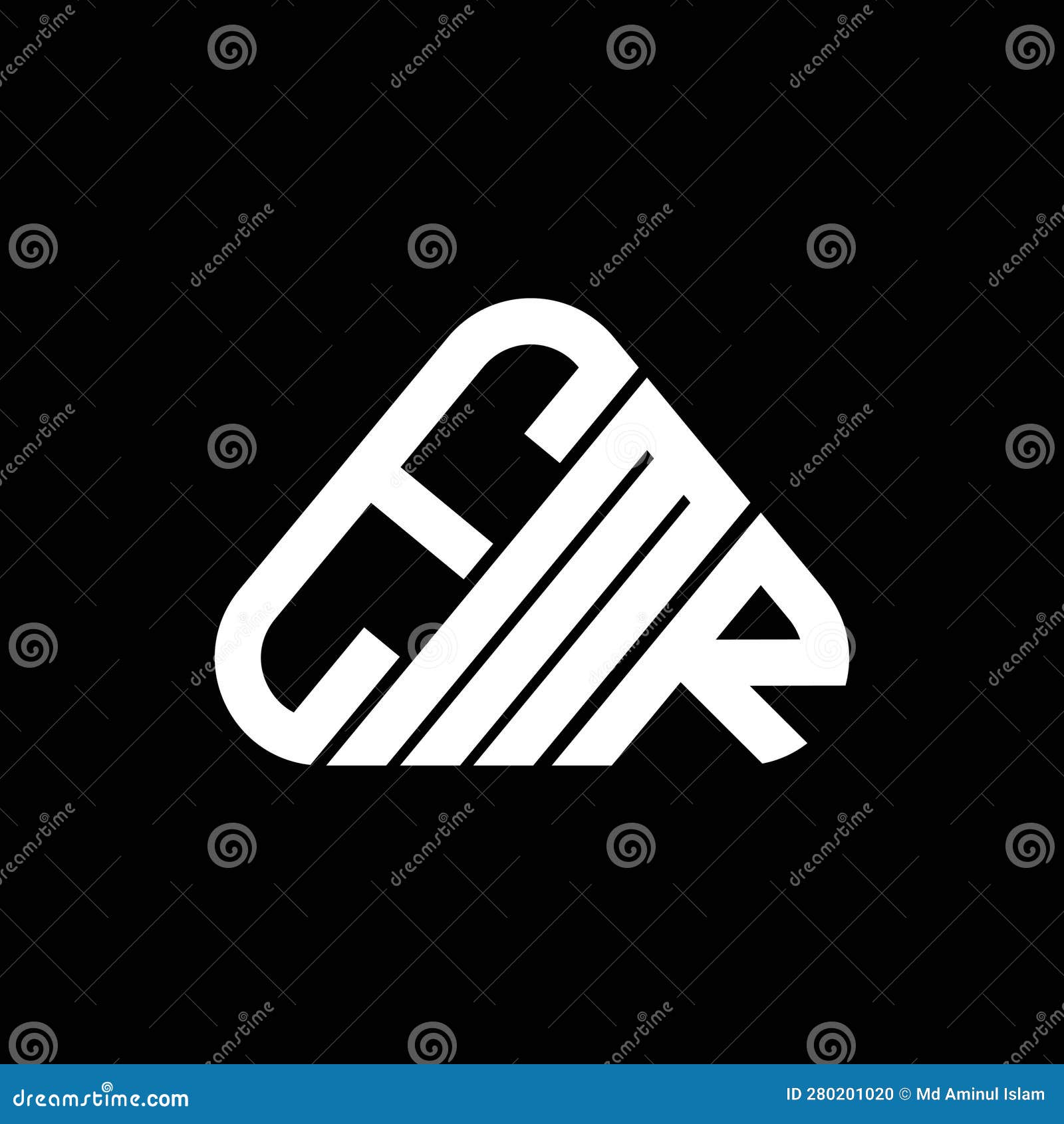 EMR Letter Logo Creative Design with Vector Graphic, EMR Simple and ...
