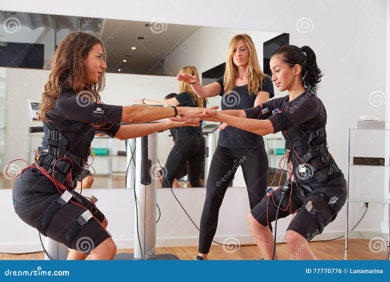 Electro Stimulation Used To Treat Pain Royalty-Free Stock Image ...