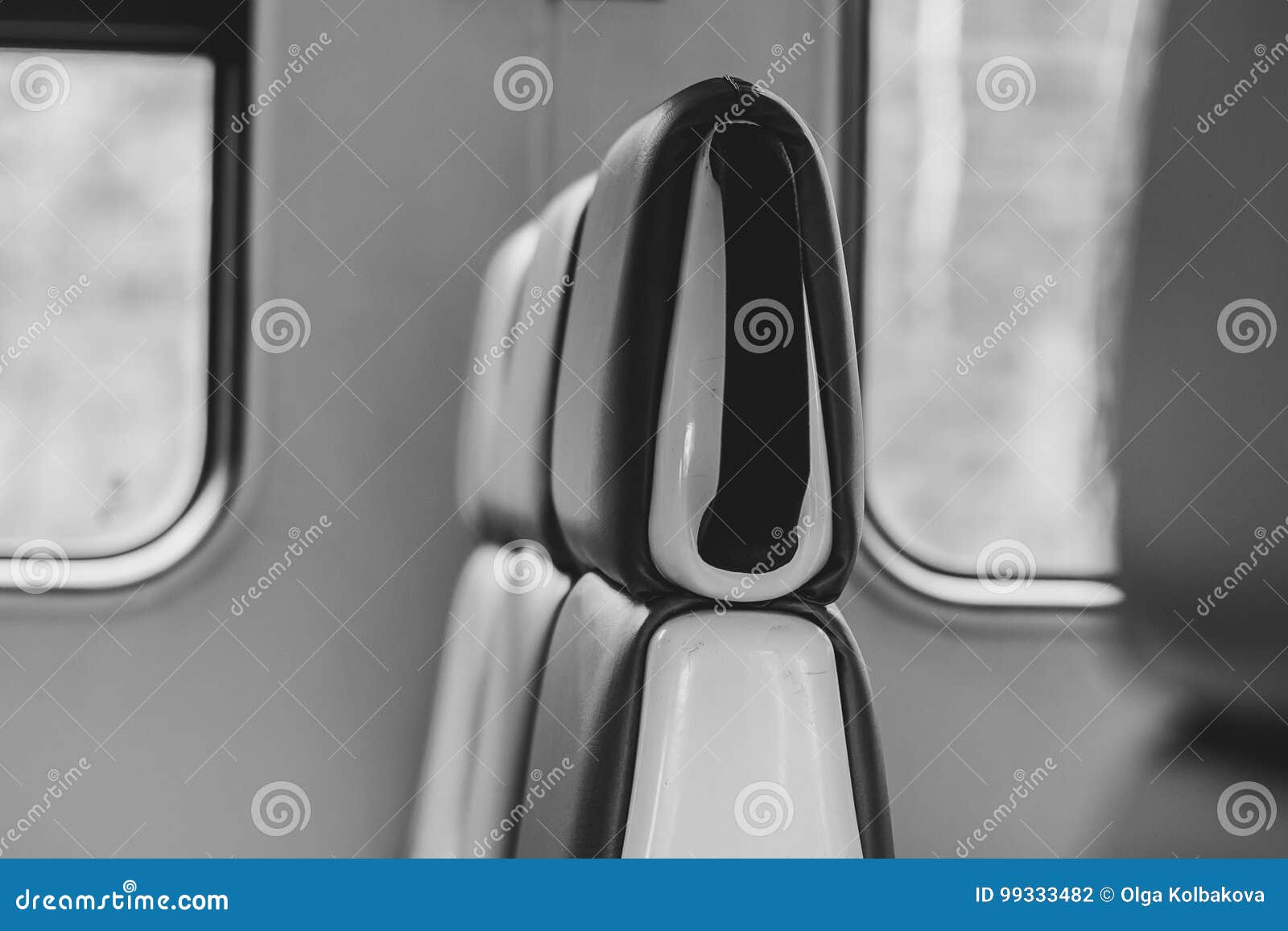 Emtpy Interior Of The Train For Long And Short Distance In Europe. A ...