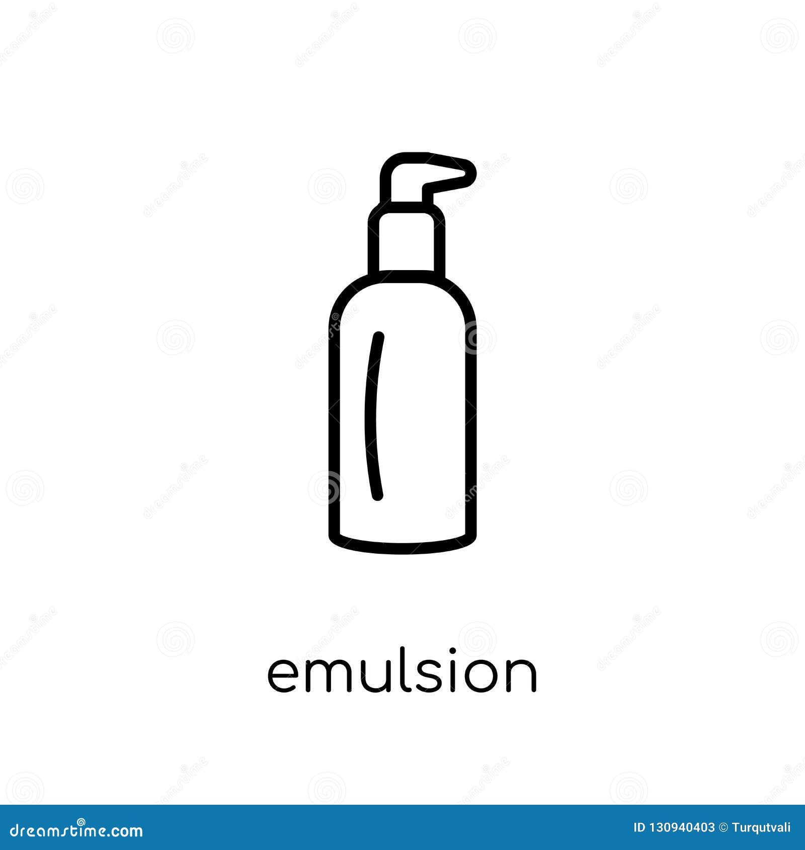 Emulsion Icon. Trendy Modern Flat Linear Vector Emulsion Icon on Stock ...