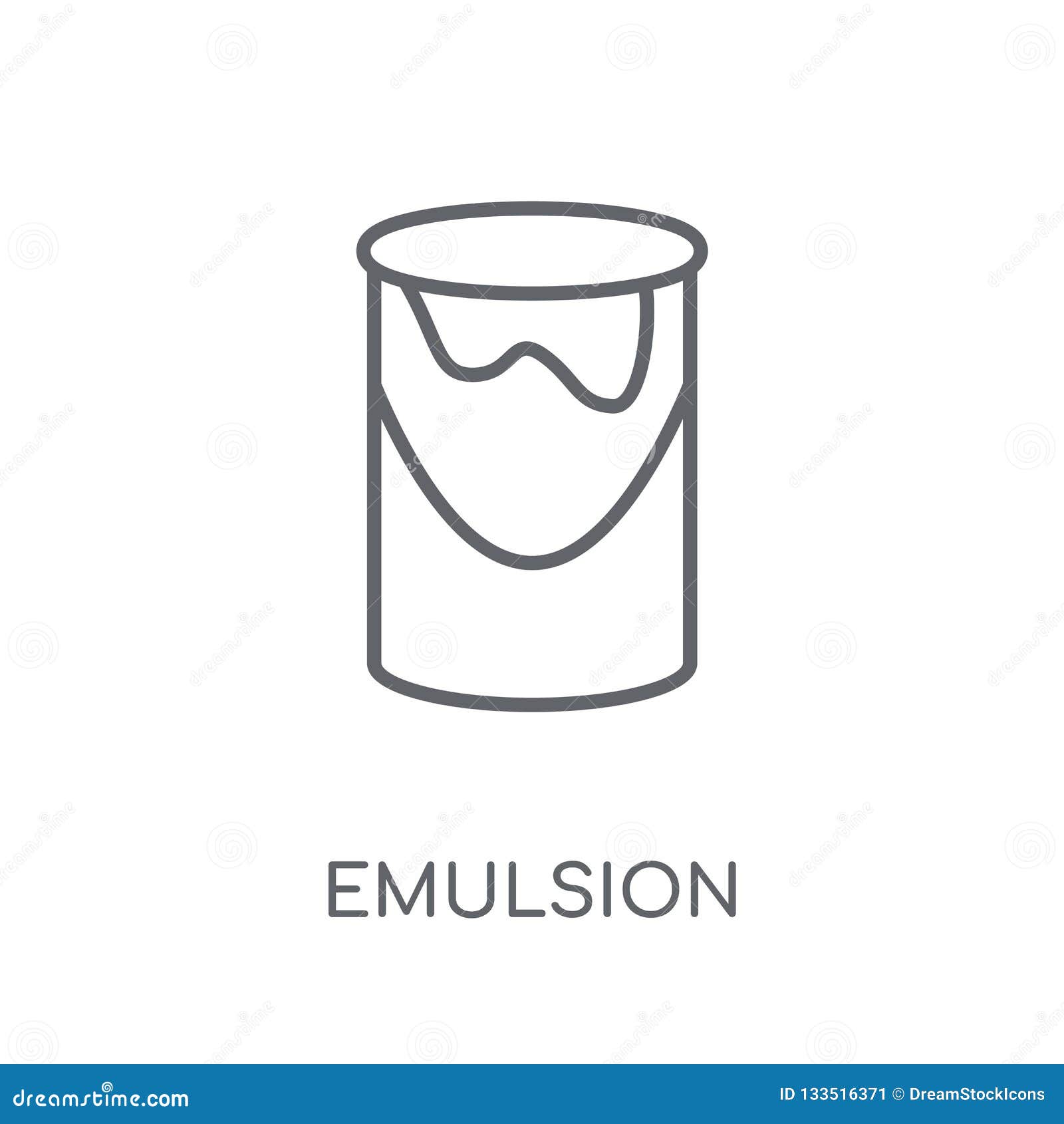 Emulsion Icon. Trendy Emulsion Logo Concept On White Background Cartoon ...