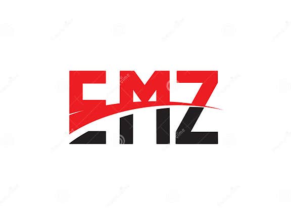 EMZ Letter Initial Logo Design Vector Illustration Stock Vector ...