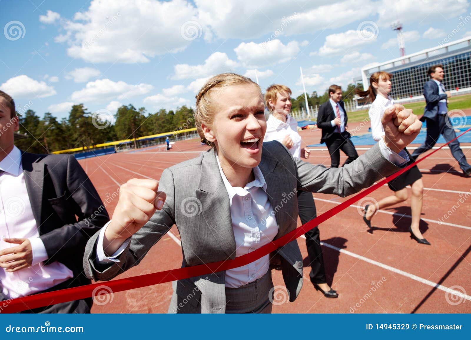 En final imagen de archivo. Imagen de ejecutivo, resuelto - 14945329