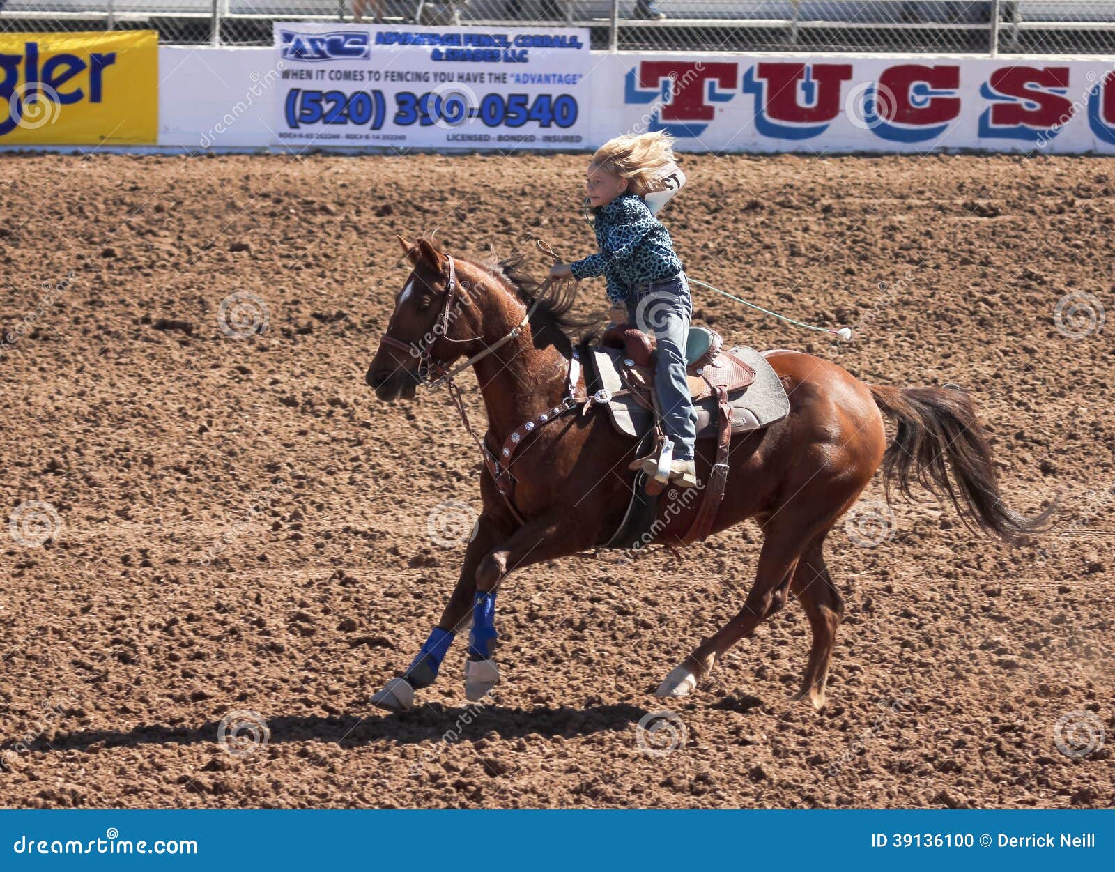 En La Fiesta De Los Vaqueros Junior Rodeo Redaktionell Foto - Bild av ...