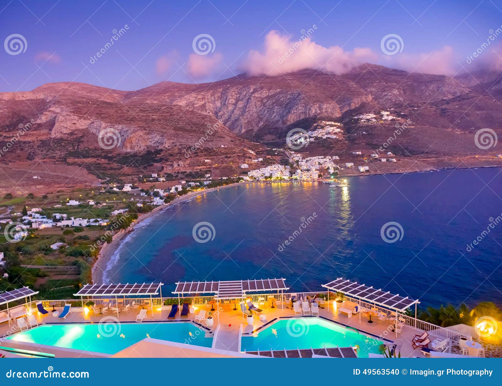 En La Isla De Amorgos En Grecia Foto de archivo - Imagen de marina ...