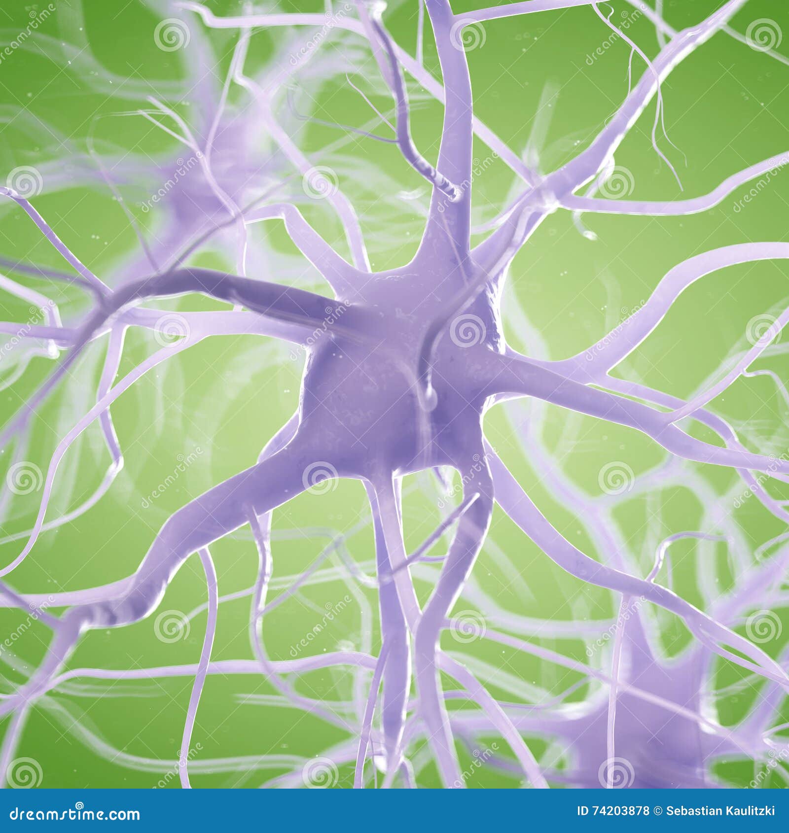 En nervcell stock illustrationer. Illustration av artistically - 74203878