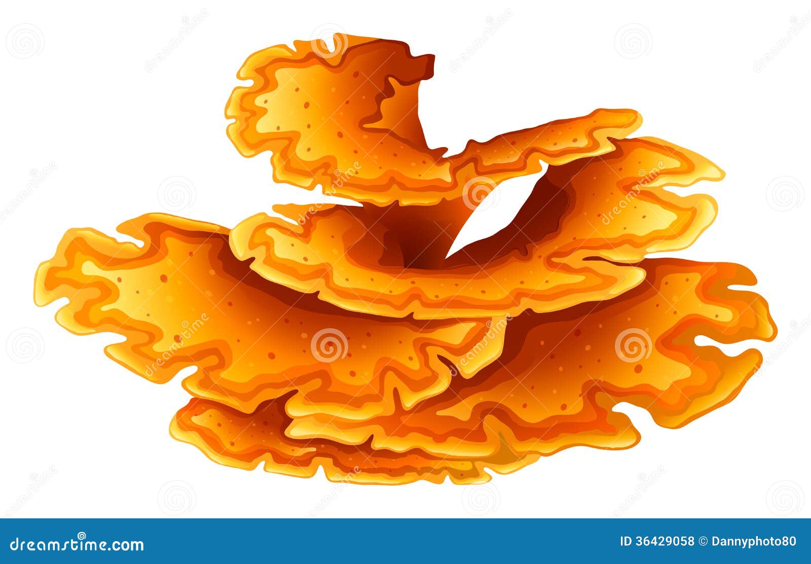 En orange korall stock illustrationer. Illustration av utformning ...